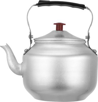 Amosfun Aluminium Wasserkessel Mit Deckel Und Griff 1L Vielseitiger Camping Wasserkocher F&uuml;R Tee Und Kaffee Zubereitung Einfach Zu Reinigen Leicht Und Langleb