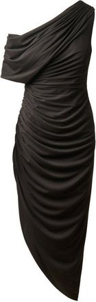 Adrianna Papell Abendkleid Artisan Jersey Long Dress Raffiniertes und elegantes Midi-Kleid mit einem Tr&auml;ger