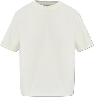 Golden Goose Femme, Tops, Beige, Taille: 40 FR Logo T-Shirt