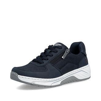 Rieker Baskets basses pour femme 53101 - Semelle l&acirc;che, Bleu 14., 36 EU Weit