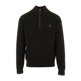 Fred Perry Herren, Sweatshirts & Hoodies, Schwarzk, MGr&ouml;&szlig;e