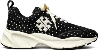 Tory Burch Tory Burch Low-Top Sneaker - Good Luck Studded Sneakers - Black - Gr. US_10 - in Schwarz - f&uuml;r Damen