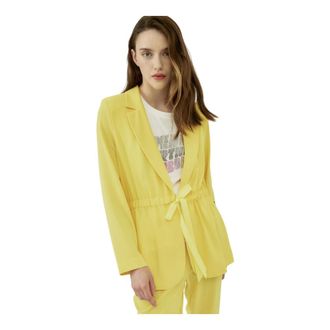 Silvian Heach Jacke mit Kordelzug - - Jackets - Damen - Gelb - XS