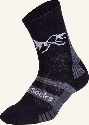 DillySocks Dillysocks Sportsocken Active Merino schwarz
