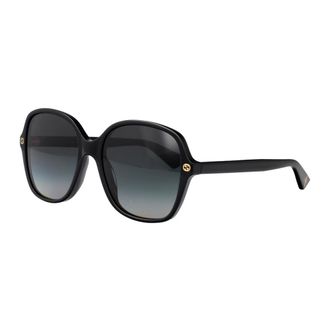 Gucci Quadratische Sonnenbrille - - Accessories - Damen - Schwarzk - 55 MM