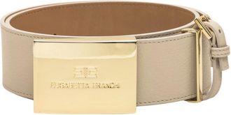 Elisabetta Franchi unisex, Accessoires, Beige, Taille: XS Ceinture Ajustable