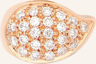 Tamara Comolli Tamara Comolli Charm Signature Drop Clasp Diamond Pavé Aus 18 Karat Roségold Mit Diamant Pavé rosegold