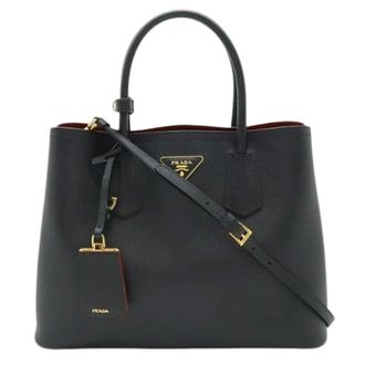 Prada Pre-owned Saffiano 2way Tote Bag - Femme - Pre-owned - Noir - Taille: ONE Size