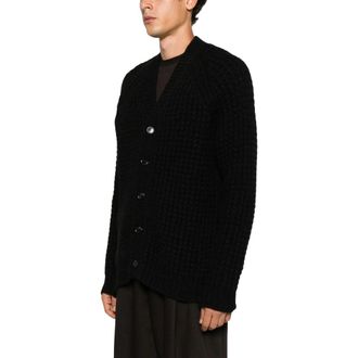 Roberto Collina Homme, Pulls, Noir, Taille: XL Cardigans