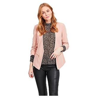 Vila VIJOY 3/4 Blazer - Noos, Blazer aux Femmes, Misty Rose, 36