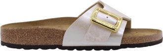 Birkenstock Femme, Chaussures, Gris, Taille: 38 EU Chaussons Confortables pour un Usage Quotidien