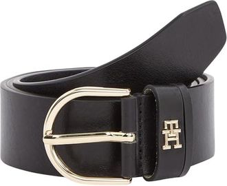 Tommy Hilfiger Ceinture Femme Essential Effortless 3,5 cm Boucle Ardillon, Noir (Black), 120 cm