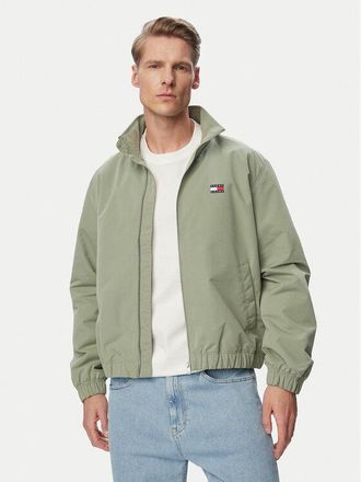 Tommy Jeans &Uuml;bergangsjacke Essential DM0DM22720 Gr&uuml;n Regular Fit