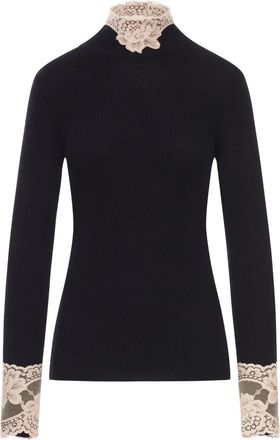 Valentino Garavani Klassischer Kaschmirpullover - Schwarz