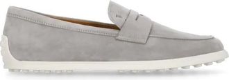 Tod's Grey Suede Leather Loafers - Gr. 36,5 (EU) - in Grau