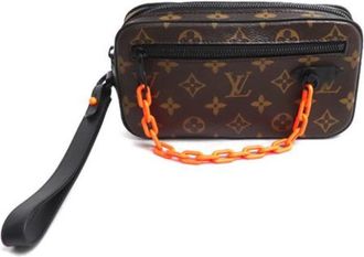 Louis Vuitton Sac pochette Pre-owned - Homme - Pre-owned - Brun - Taille: ONE Size