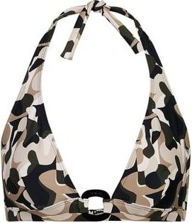 D Nu D Haut de maillot de bain triangle &agrave; imprim&eacute; camouflage