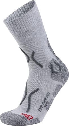 UYN Herren Socke TREKKING Explorer Comfort Socke, Light Grey Melange/Anthracite, 45/47, S100058
