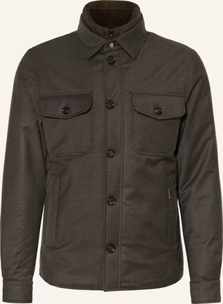 Moorer Moorer Flanell-Overjacket Mit Herausnehmbarer Blende gruen