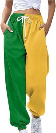 Generic Pantalon de Jogging pour Femme Pantalon Imprimé de Jolis Motifs Taille Haute Pantalon de Sport Pantalon Confortable avec Poches Pantalon Detente Femme