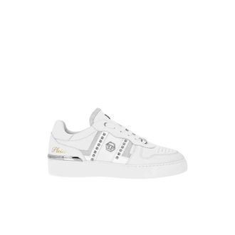 Philipp Plein Sneakers mit Nietenbesatz - - Shoes - Herren - Wei&szlig; - 41 EU