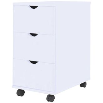 vidaXL Schubladenelement 33&times;45&times;60 cm Wei&szlig; Vidaxl