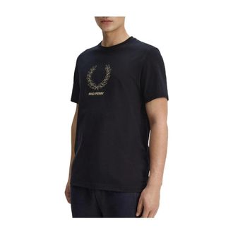 Fred Perry T-Shirt - - Tops - Herren - Schwarzk - 2XL