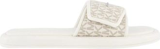 Michael Kors Femme, Chaussures, Blanc, Taille: 39 EU Chausson plat en vanille blanche