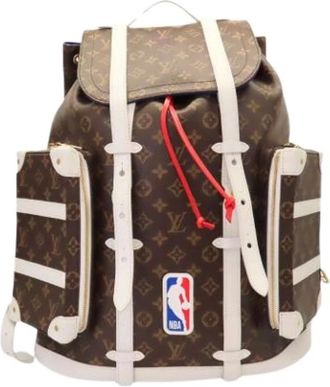 Louis Vuitton Pre-owned Toile sacs-dos - Homme - Pre-owned - Brun - Taille: ONE Size