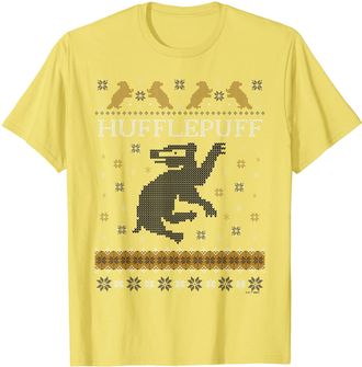 Harry Potter Hufflepuff Ugly Christmas T-Shirt