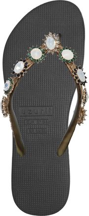 UZURII Slipper & Pantoletten - Pantoffeln Pantoffel Boo Boo - Gr. 41,5 (EU) - in Schwarz - f&uuml;r Damen