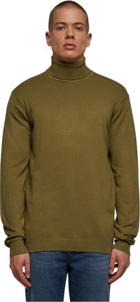 Urban Classics Herren Sweatshirt Knitted Turtleneck Sweater tiniolive L