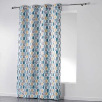 Douceur d'Int&eacute;rieur Vorhang mit &Ouml;sen, Polyester, Polyester, wei&szlig;, 260x140 cm