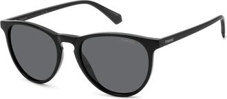 Polaroid Runde polarisierte Sonnenbrille schwarzer Rahmen - - Accessories - unisex - Schwarzk - 54 MM