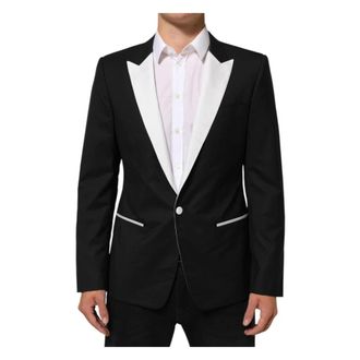 Dolce & Gabbana Martini 1 Button Suit Blazer - - Suits - Herren - Schwarzk - L