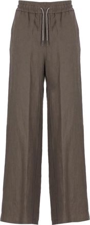 PANICALE Panicale, Femme, Pantalons, Brun, Taille: 42 FR Pantalon &agrave; Cordon de Serrage