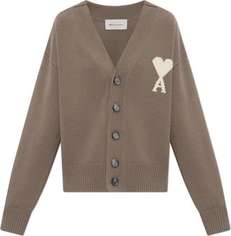 Ami Femme, Pulls, Brun, Taille: 38 FR De Coeur Cardigan