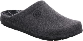 Rohde Herren Pantoffel Filz Hausschuh Memoryfu&szlig;bett Rodigo-H 6744, Gr&ouml;&szlig;e:44 EU, Farbe:Grau