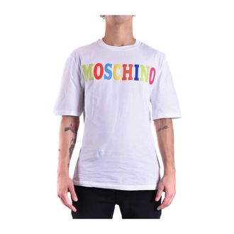 Moschino Stylische T-Shirts - - Tops - Herren - Wei&szlig; - L