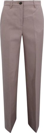 Nine In The Morning Femme, Pantalons, Brun, Taille: W28 Pantalon Droit