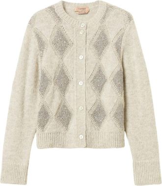 Twinset Cardigans - - Knitwear - Damen - Beige - M