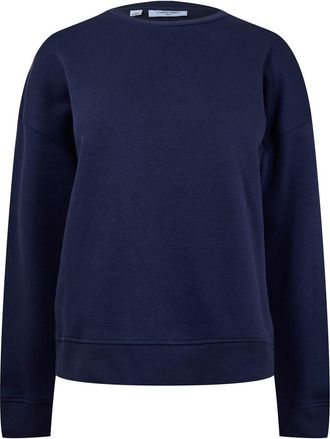 Calvin Klein Sweatshirt f&uuml;r Damen, Regul&auml;r, Drop-&Auml;rmel (Marine)