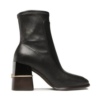 Tory Burch Multi Logo Stretch Boot - - Shoes - Damen - Schwarzk - 38 EU