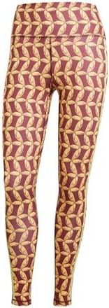 adidas Womens Legging 7/8 x Farm Rio, Semi Spark/Shadow Red, L