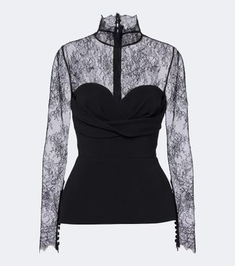Elie Saab Top en dentelle