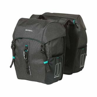Basil Discovery 365D Gep&auml;cktr&auml;gertasche - sportliche Hinterradtasche - wetterfest - 18 L - Schwarz