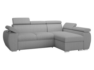 Mirjan24 Ecksofa Boston Mini Premium, Eckcouch mit Schlaffunktion und Bettkasten, Polsterecke mit Einstellbare Kopfst&uuml;tzen, L-Sofa, Couch, Wohnlandschaft, Stof
