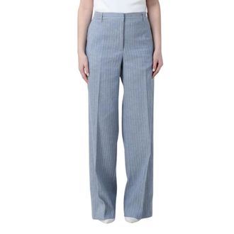 Pantaloni Torino Femme, Pantalons, Bleu, Taille: 42 FR Wide Pantalons