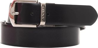 Canali Ceinture en cuir - Homme - Accessoires - Noir - Taille: 90 CM
