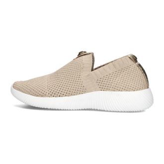 Kurt Geiger Beige Glitter Slip-On Schuhe Lorna - - Shoes - Damen - Beige - 36 EU